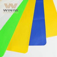 China Custom Handmade Microfiber Vegan Fabrics Imitation Leather For Training Footballs for sale