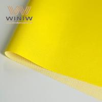China Anti Yellowing Micro Vegan Leather Fabrics Outdoor Football Leather For Men for sale