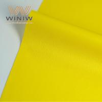 China Anti Yellowing Micro Vegan Leather Fabrics Outdoor Football Leather For Men for sale