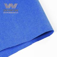 China 0.6mm High End Micro Suede Leather Velvet Fabric Faux Leather For Show Cases for sale