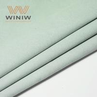 China 0.6mm Micro Suede PU Leather Velvet Fabric Ultra Suede Covering Material for sale