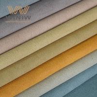 China Tear Resistant Suede Microfiber Leather Ultra Suede Fabric Material For Show Cases for sale
