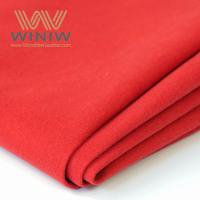 China 0.5mm Thick Microfiber Suede Nubuck Leather Artificial Suede Fabric For Show Cases for sale