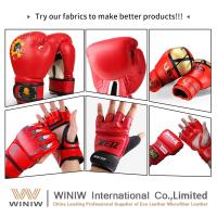 China 0.7mm Thickness Micro PU Coating Leather Synthetic Leather As Gloves for sale