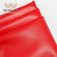 China Comfortable Micro Imitation Leather Vegan Fabric PU Leather Driving Gloves Material for sale