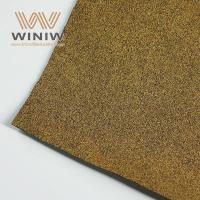 China High Color Fastness Microsuede Imitation Suede Leather Vegan Material For Gloves for sale