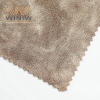 China Fashionable Micro Faux Leather Vegan Fabric For Clothing Making for sale