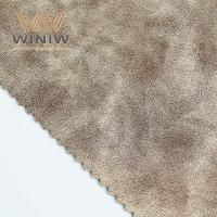 China Fashionable Micro Faux Leather Vegan Fabric For Clothing Making for sale