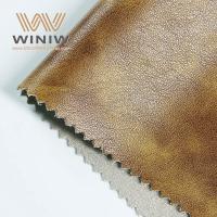 China Soft PU Leather Vegan Fabric Faux Leather For Clothing Making for sale