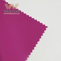 China Durable 0.6mm Microfiber Leather Material Synthetic Leather For Garments for sale