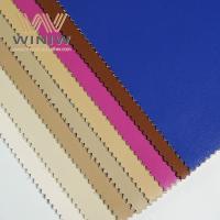 China Anti-Bacterial Micro Synthetic Leather Vegan Fabric For Garment Clothing for sale