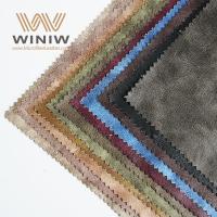 China 0.6-0.8mm Thickness PU Material Synthetic Leather Fabric For Making Clothes for sale
