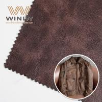 China Superior Quality  PU Microfiber Faux Leather Fabric For Clothes  for sale