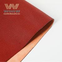 China Wear-Resistant PU Materials Synthetic Vegan Leather For Ball for sale