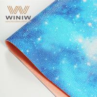 China No Odor PU Vegan Fabric Artificial Leather Basketball Making Material for sale