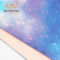 China No Odor PU Vegan Fabric Artificial Leather Basketball Making Material for sale