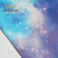 China Anti Scratch PU Faux Vegan Leather Material Imitation Basketball Making Fabrics for sale