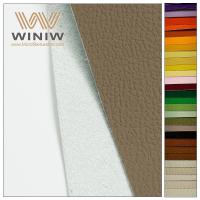 China 0.6mm Flame Retardant Making Business Gift Box Textured Pu Leather for sale