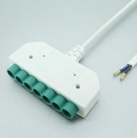 China Nylon66 24V 10A IP54 LED Connector Distributor 6 Way for sale