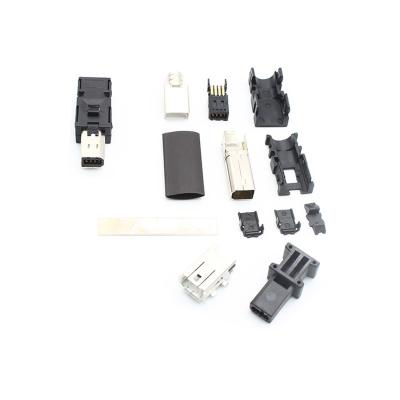 China Metal / Plastic Servo Motor Connectors With Gold / Silver Contact Plating for sale