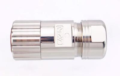 China 30A 70A Large Motor Connector 6 / 8pins Straight Female Metal Plug Servo Power Connector M40 for sale