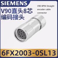 China 8pin 2pin 4pin Servo Motor Connectors IP67 Protection 6FX2003-0LL53 Equavilant Parts M23 V90 for sale