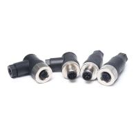China GPIO Cable Circular Connector With CAT5 Lan Cable Connector M12 4pin 5pin 8pin 12pin for sale