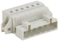 China White 5 Poles LED Light Connectors 15.0mm Center Space 250V/15A 22-14 AWG Wire Range for sale
