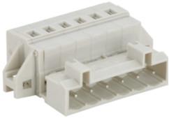 China White 5 Poles LED Light Connectors 15.0mm Center Space 250V/15A 22-14 AWG Wire Range for sale