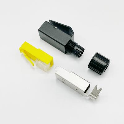 China 4pin 8pin Profinet Fast Connector  Servo Motor Crimp/Solder Panels Voltage Temperature Resistant for sale