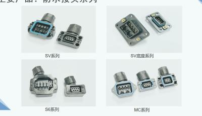 China D-SUB SV SV Base SV-6 MC JN11 Servo Cable Connector MC04 and JN4F JN6F JN8F connectors for sale