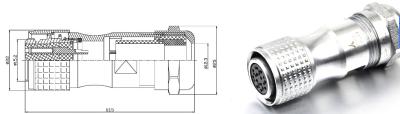 China Circular Servo Wire Connector M10 12 18 16 2pin 3pin 4pin 5pin 7pin 9pin 12pin for sale