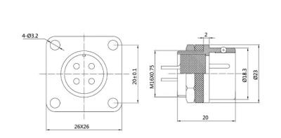 China Circular Servo Motor Connectors M10 12 18 16 2pin 3pin 4pin 5pin 7pin 9pin 12pin for sale
