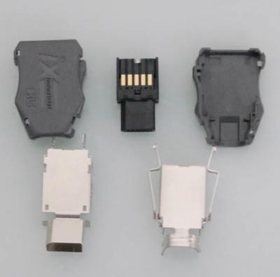 China Industrial Ethernet Cable Plug Ix Industrial Hirose HRS Connector IX40G-B-10S-CV-7.0 for sale