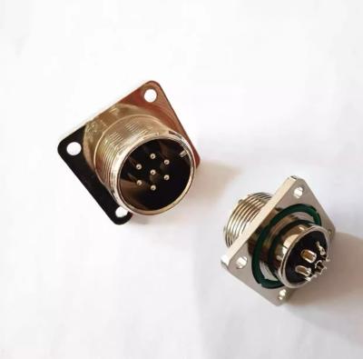China Waterproof Servo Motor Connector with Metal/Plastic Construction and Wide Operating Temperature -40℃ to +105℃ for Proportional Valves for sale