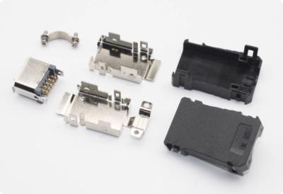 China 1394 Plug 10PIN Servo Connector Gold-plated SM-10P Male SM-10E Female Mitsubishi MR-J3CN2 for sale