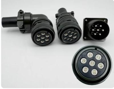 China Fanuc four-axis line connector MS3108A28-11S AD25 nylon corrugated tube adapter 22 pins for sale