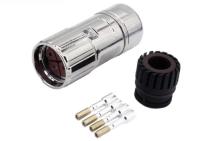 China Applicable to Siemens V90 servo power line straight plug 4-core connector 6FX2003-0LL13/0LL13 for sale