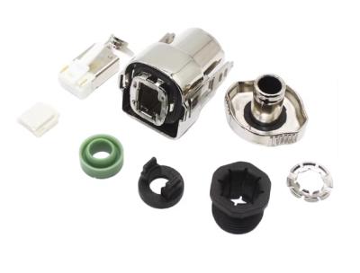 China Siemens network cable plug 6FX6002-2DC10 20   RJ45 67E encoder connector RJ45 zinc alloy 4 2 large head connector for sale