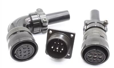 China MS 3108B 20-18S Delta servo motor plug power connector 307252059B 9-pin elbow for sale