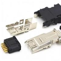 China Applicable to Mitsubishi servo motor J4JE-40, servo drive side CN2 encoder 10-pin connector SM-10P plug for sale