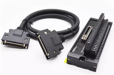 China Applicable Yaskawa, Panasonic, Mitsubishi, Delta, Siemens servo drive control cable SCSI 50-pin adapter board terminal block for sale