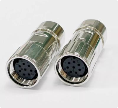 China Domestic V90 Servo Motor Connector with 1000V Rating, Wide Temperature Range, and 2/4/8-core Configuration for sale