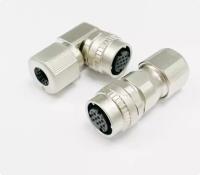China Domestic servo connector CM10-SP10SDDK-10P straight type CM10-AP10SDDK-10P angled type snap-on for sale