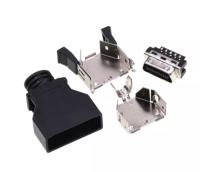 China Latch-Type Servo Motor Connector Moog ITT SCSI MDR for Industrial Automation for sale