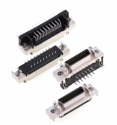 China 50PIN SCSI Connector for Servo Motors with 1000V Voltage Rating and Moog Gender Design for sale
