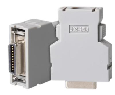China FANUC 20-Pin Servo Motor Connector with 1000V Rating and Silver Gold Plated Contacts for Industrial Automation for sale