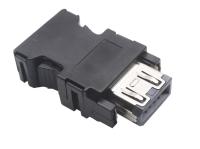 China Applicable Mitsubishi servo drive encoder motor power cable plug SM-10P Mitsubishi 2/4/9P connector for sale