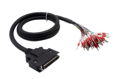 China Mitsubishi MR-J4JEJ3 Servo Motor Connector with SCSI 50-pin MR-J3CN1 Plug Featuring Silver Pin Golded Pin and Panel Mount/Cable Mount Options for 1000V Applications for sale