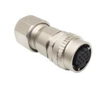 China 1000V Voltage Rating Servo Motor Connector with Omrons Domestic Contacts for Panel or Cable Mount for sale